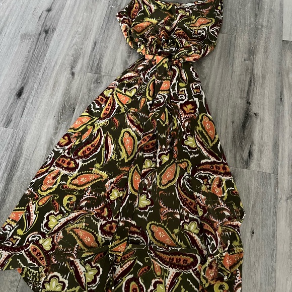 EARTHBOUND | Dresses | Earthbound Bobo Paisley Print Dress Green And ...